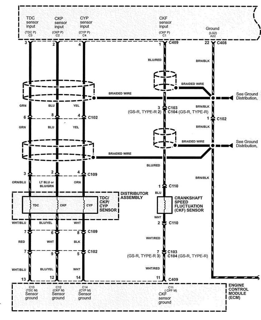 Acura Integra (1998 – 2001) – wiring diagrams – fuel control ...